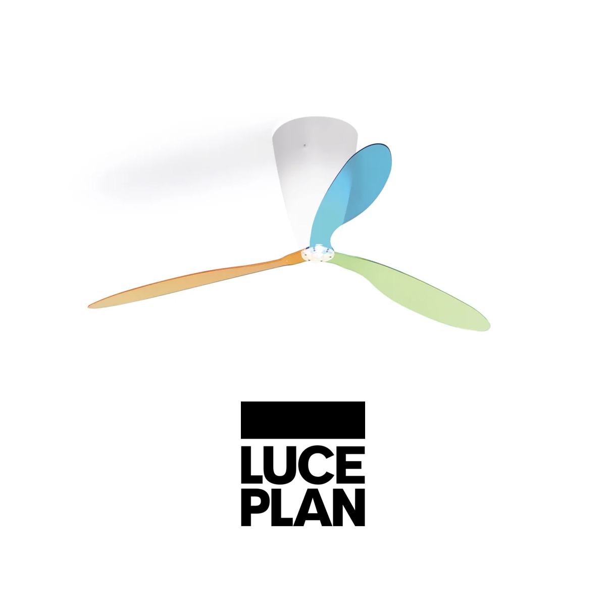 Luceplan Blow Multicolor – Ανεμιστήρας Οροφής με Φως & Πολύχρωμα ...
